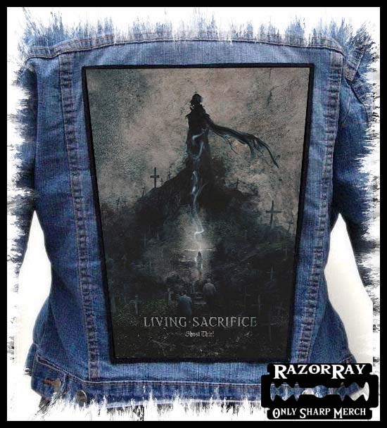 LIVING SACRIFICE - Ghost Thief -- backpatch back patch.jpg